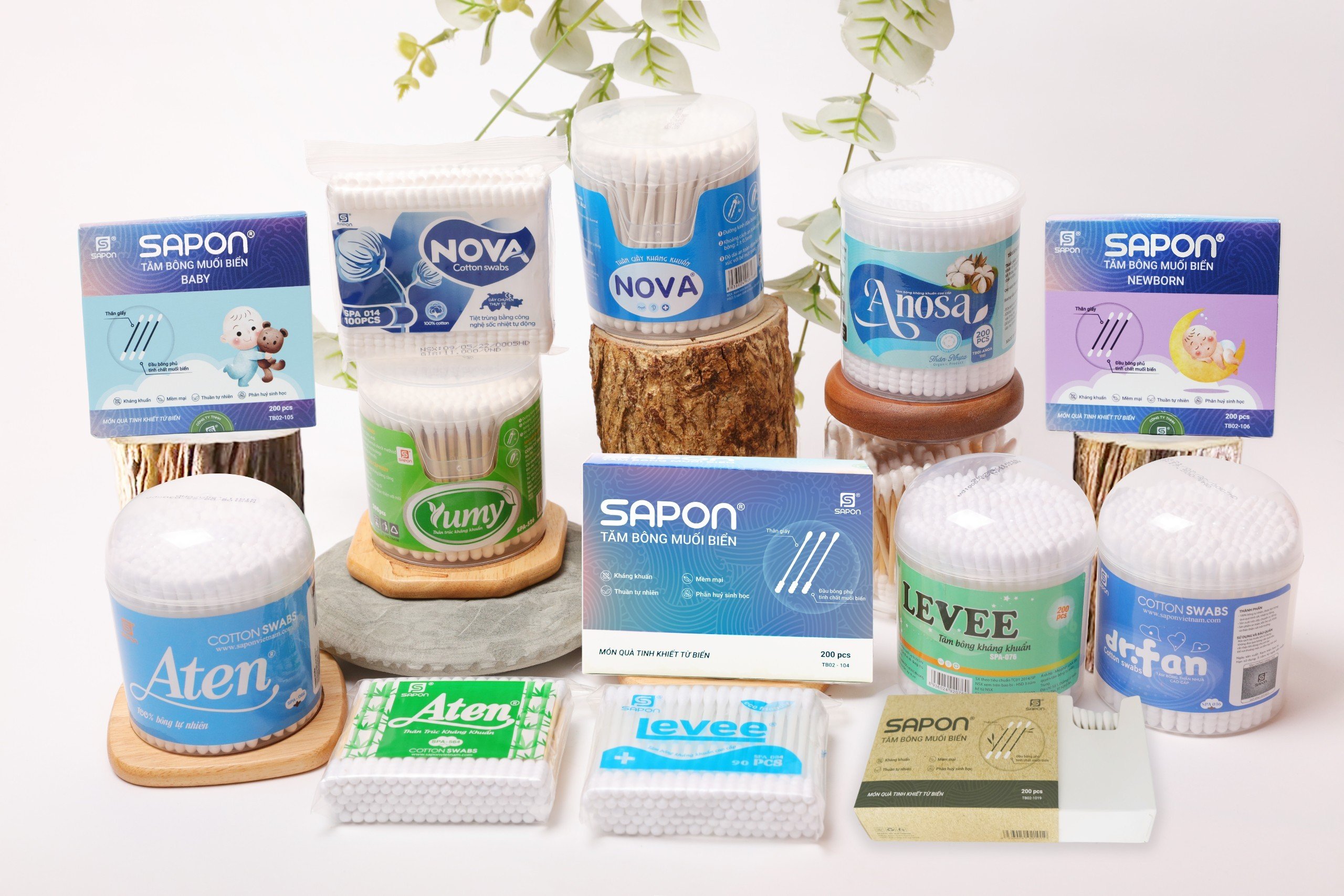 SAPON GROUP - Thương hiệu “vàng” của ngành sản xuất tăm bông Việt Nam